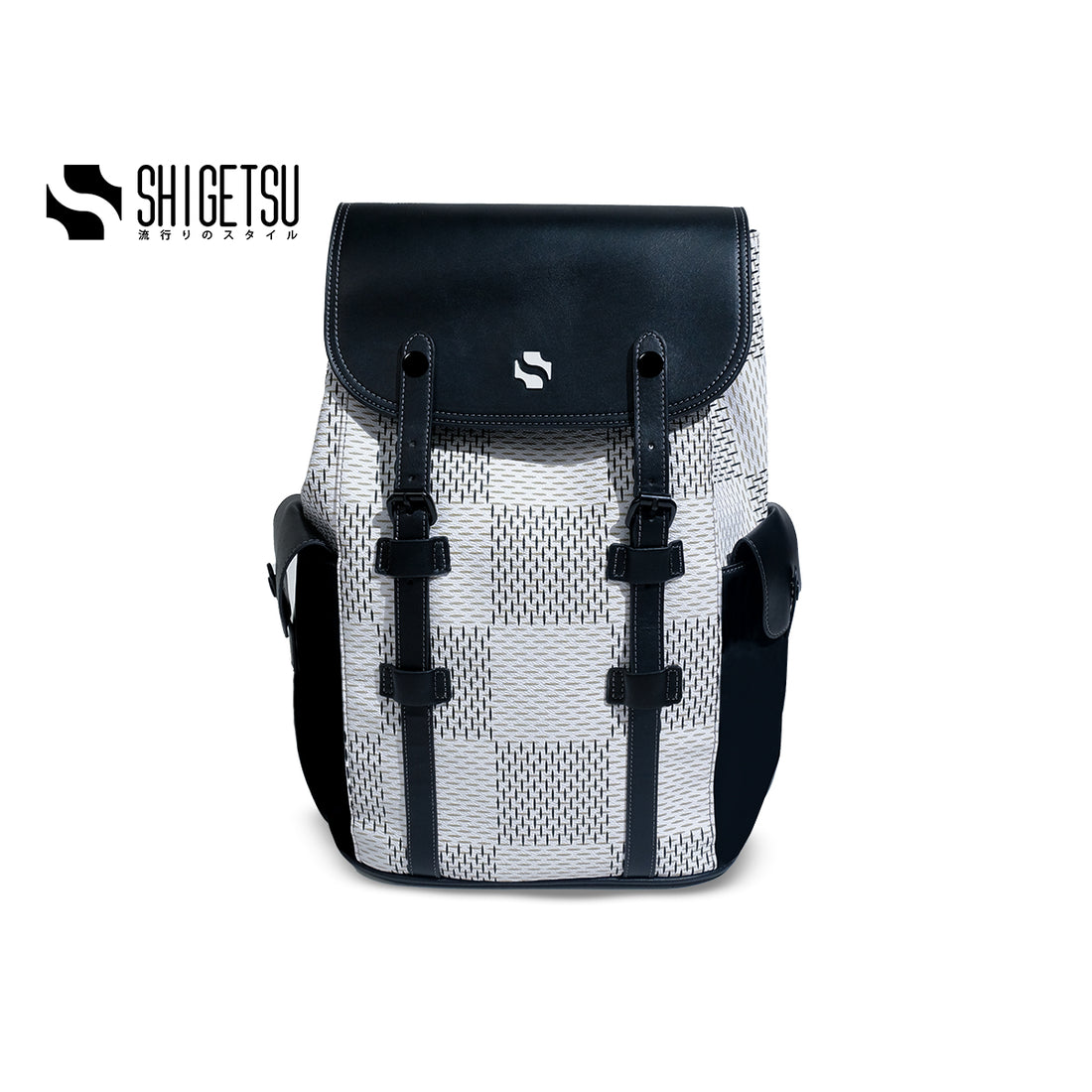 Shigetsu MIE Block Leather Backpack for School laptop bag Backpack